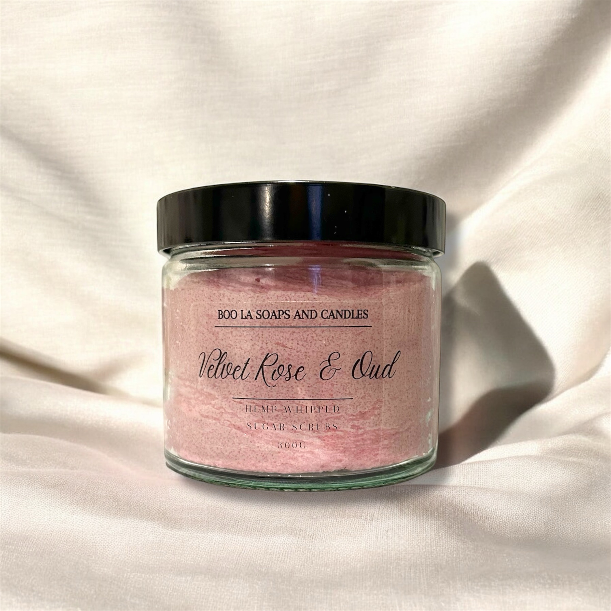 Velvet Rose and Oud Whipped Sugar Scrubs | Handmade | Vegan